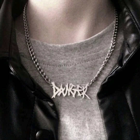 Accessories | Danger Graffiti Necklace Unisex | Poshmark